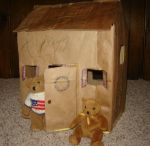 Another Cardboard Creation: Cardboard Little Bears’ Home – go mama o.