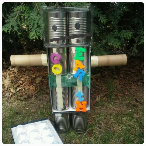 Earth Day Craft: Recycled Robot – go mama o.